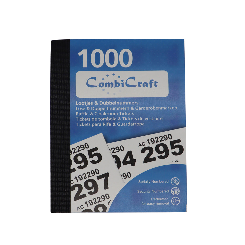 Raffle Ticket Books | Double Tickets | Cloakroom Tickets