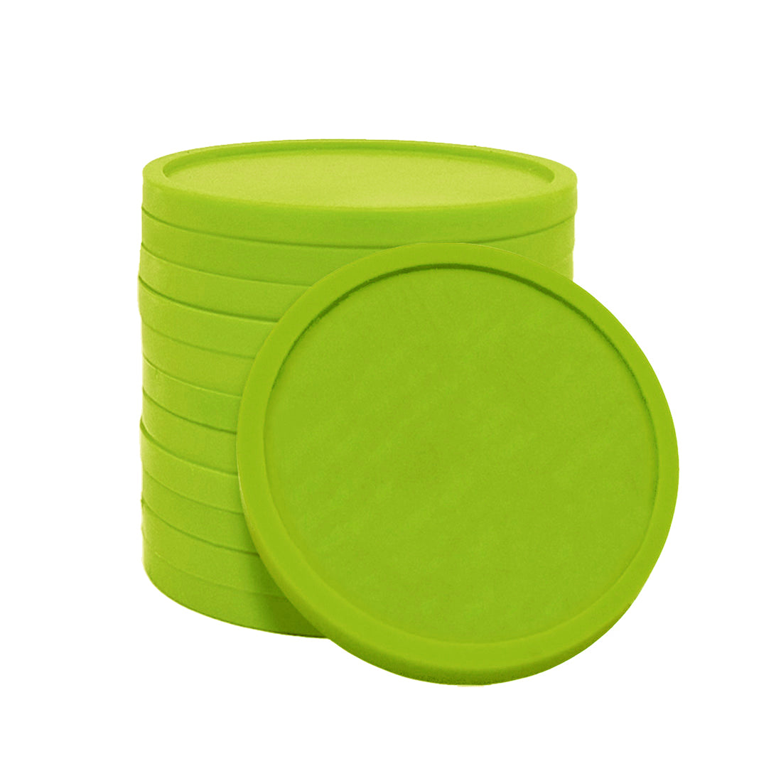 Lime Green Round Reward Tokens | CombiCraft Australia