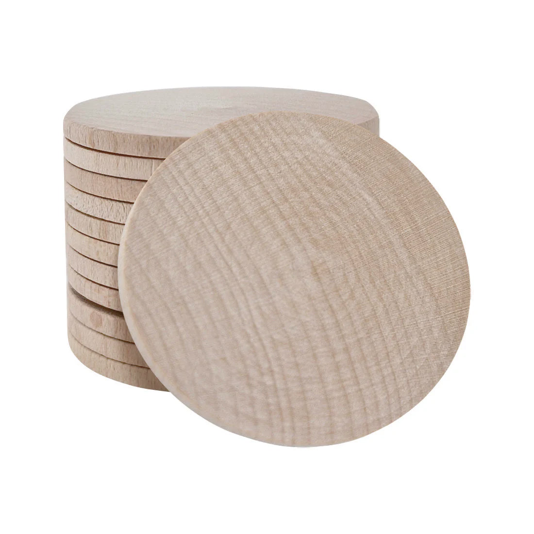Maple Wood Round Tokens 50mm | CombiCraft Australia