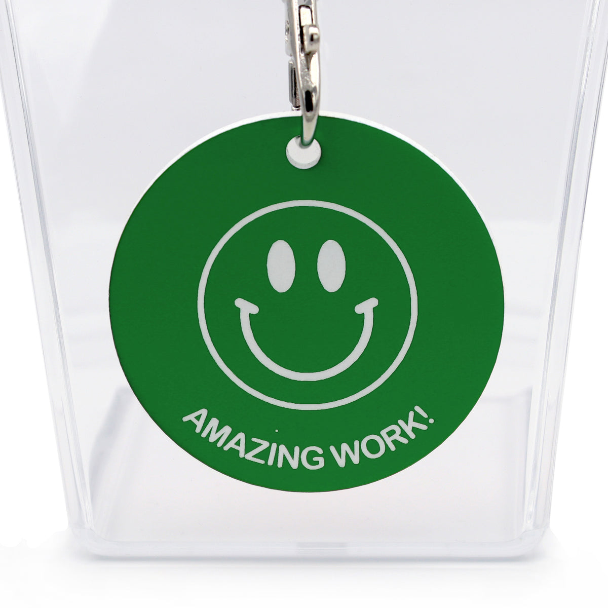 Green Acrylic Medal 'Amazing Work' | Reward Medals | CombiCraft