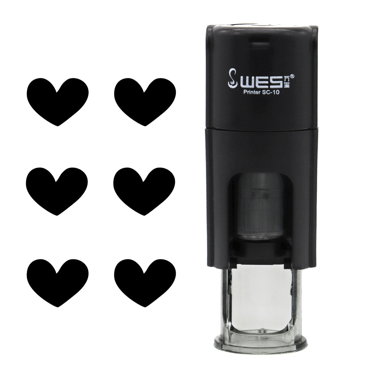 Self Inking Love Heart Stamp | Teacher Stamp | Loyalty Stamp