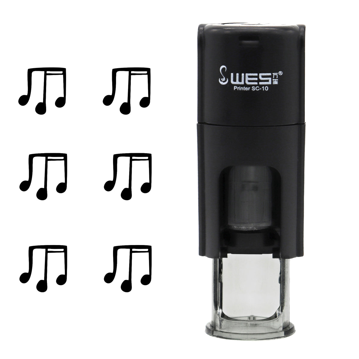 Self Inking Music Notes Stamp | Teacher Stamp | Loyalty Stamp