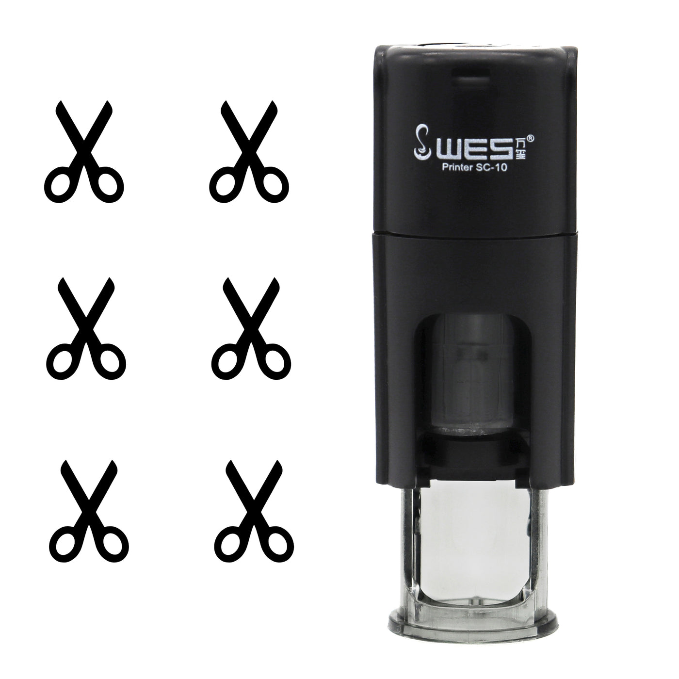 Self Inking Scissor Stamp | Teacher Stamp | Loyalty Stamp