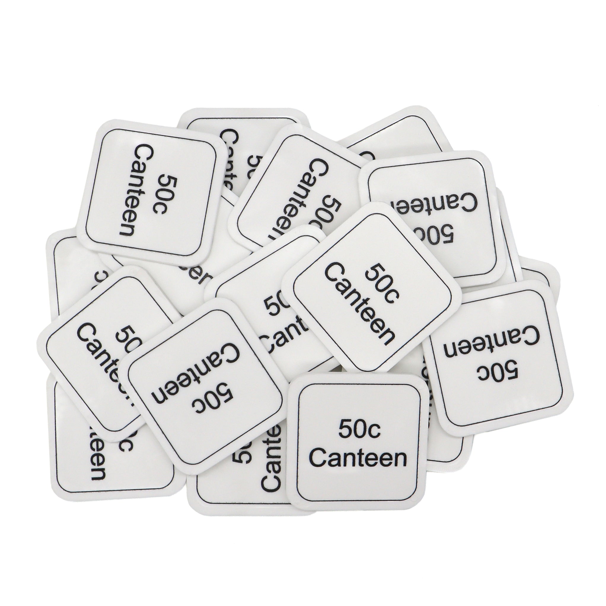 Custom Printed Square Shaped Reward Tokens | CombiCraft Australia