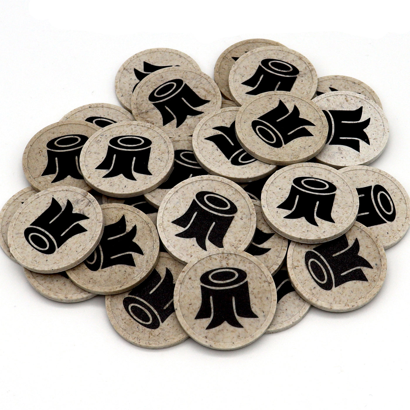 Custom Printed Eco-Friendly Wood Fiber Tokens | CombiCraft Australia