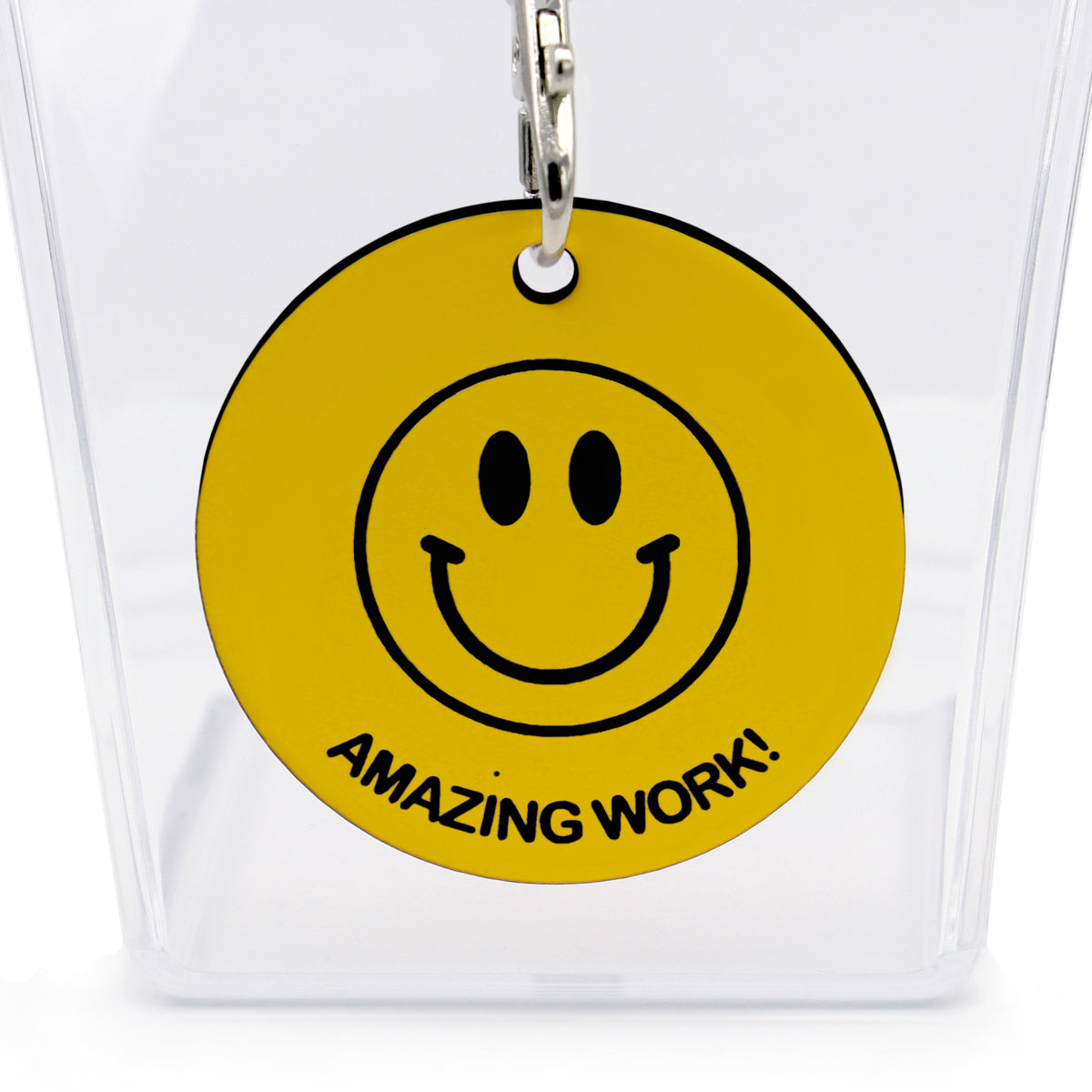 Yellow Acrylic Medal 'Amazing Work' | Reward Medals | CombiCraft