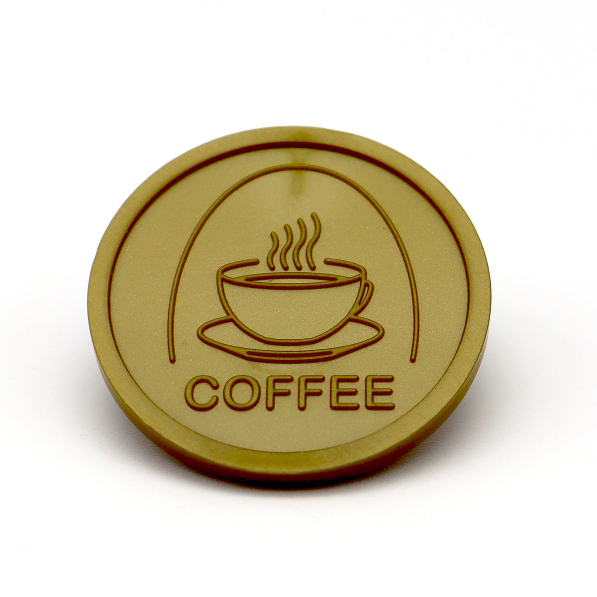 Gold Coffee Drink Tokens | CombiCraft Australia