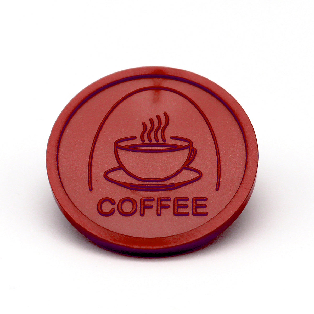 Red Coffee Drink Tokens | CombiCraft Australia