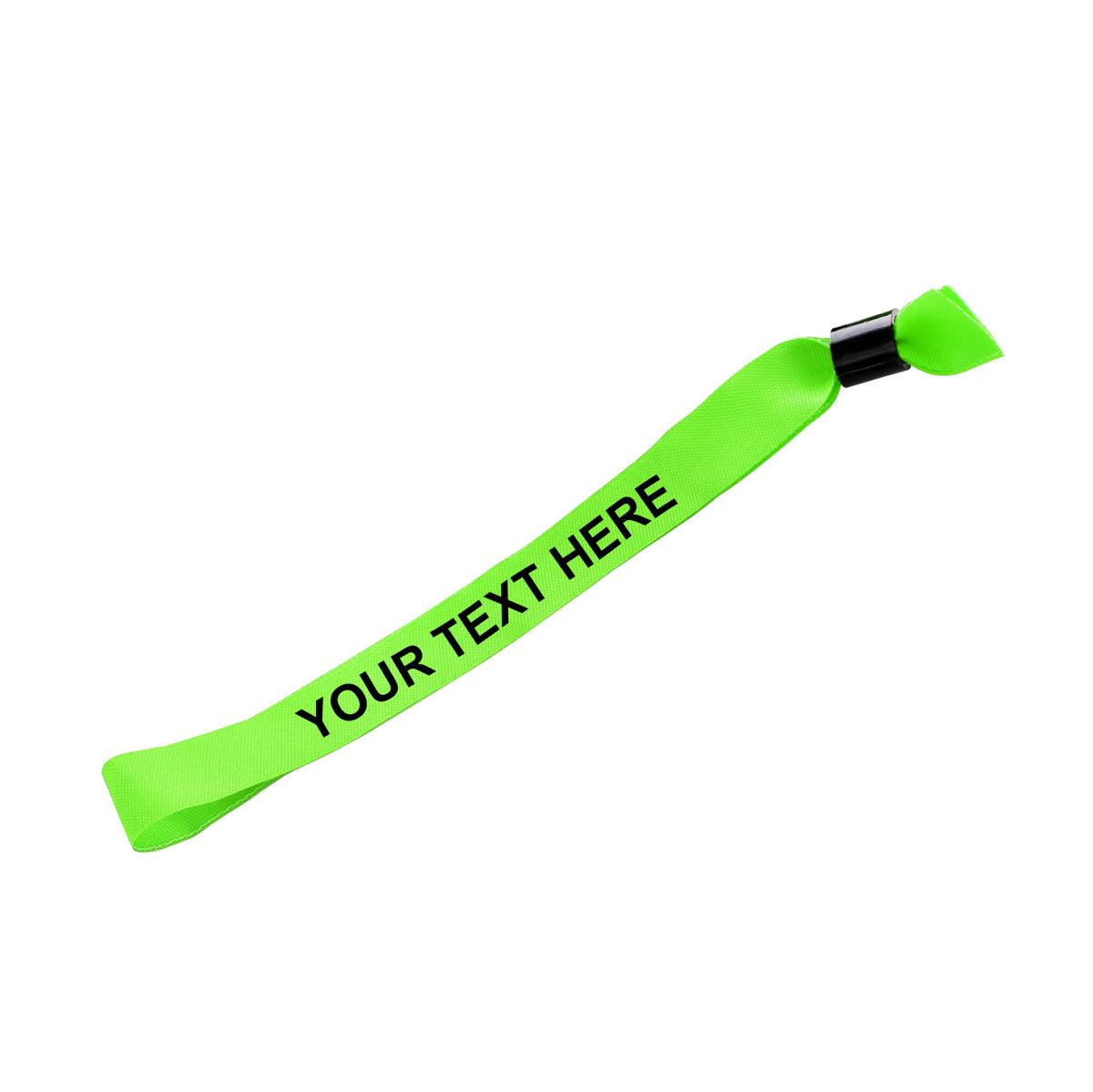 Shop Green Personalised Fabric Wristbands Online