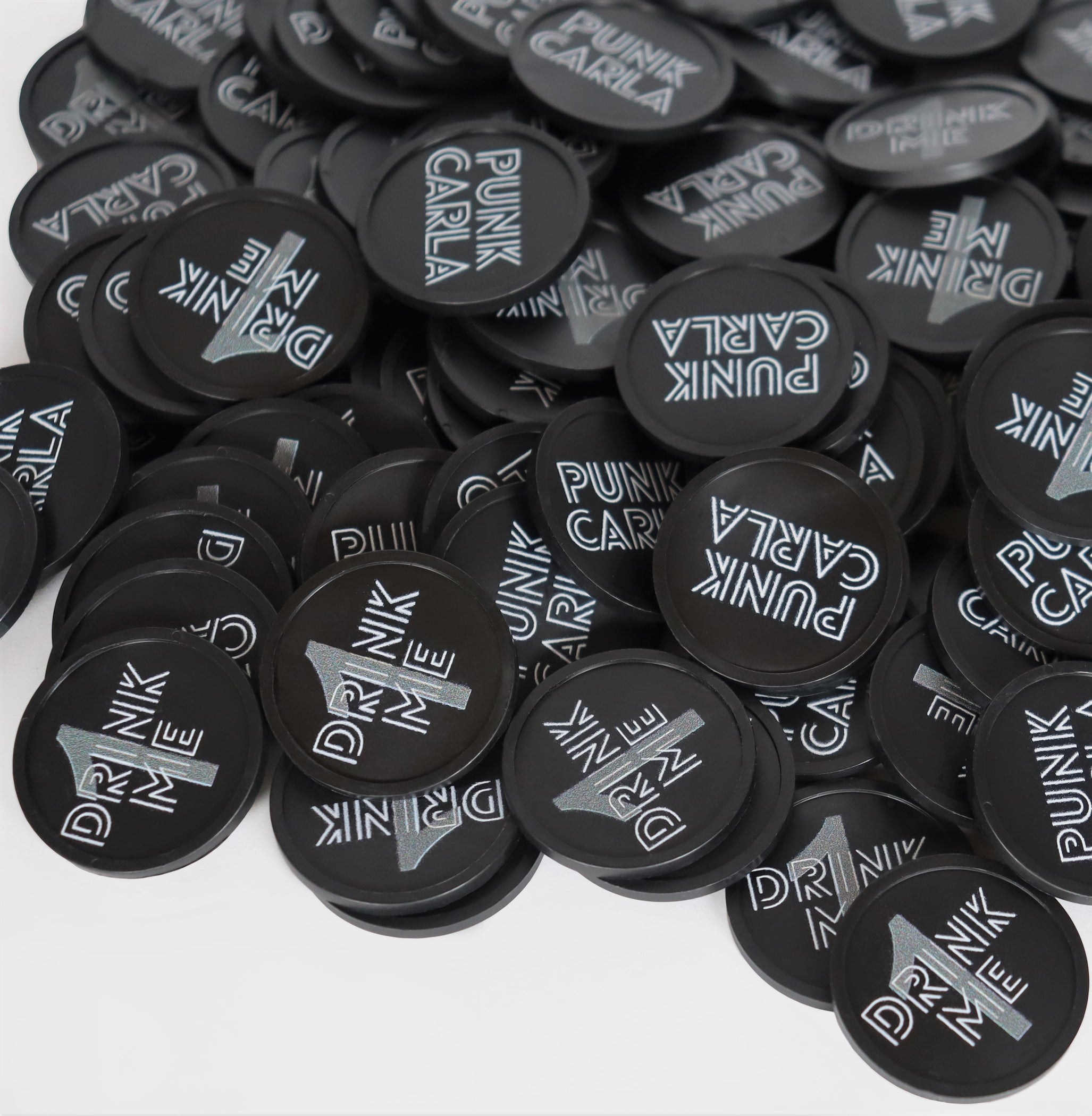 Custom Printed Plastic Event Tokens | Branded Food and Drink Tokens