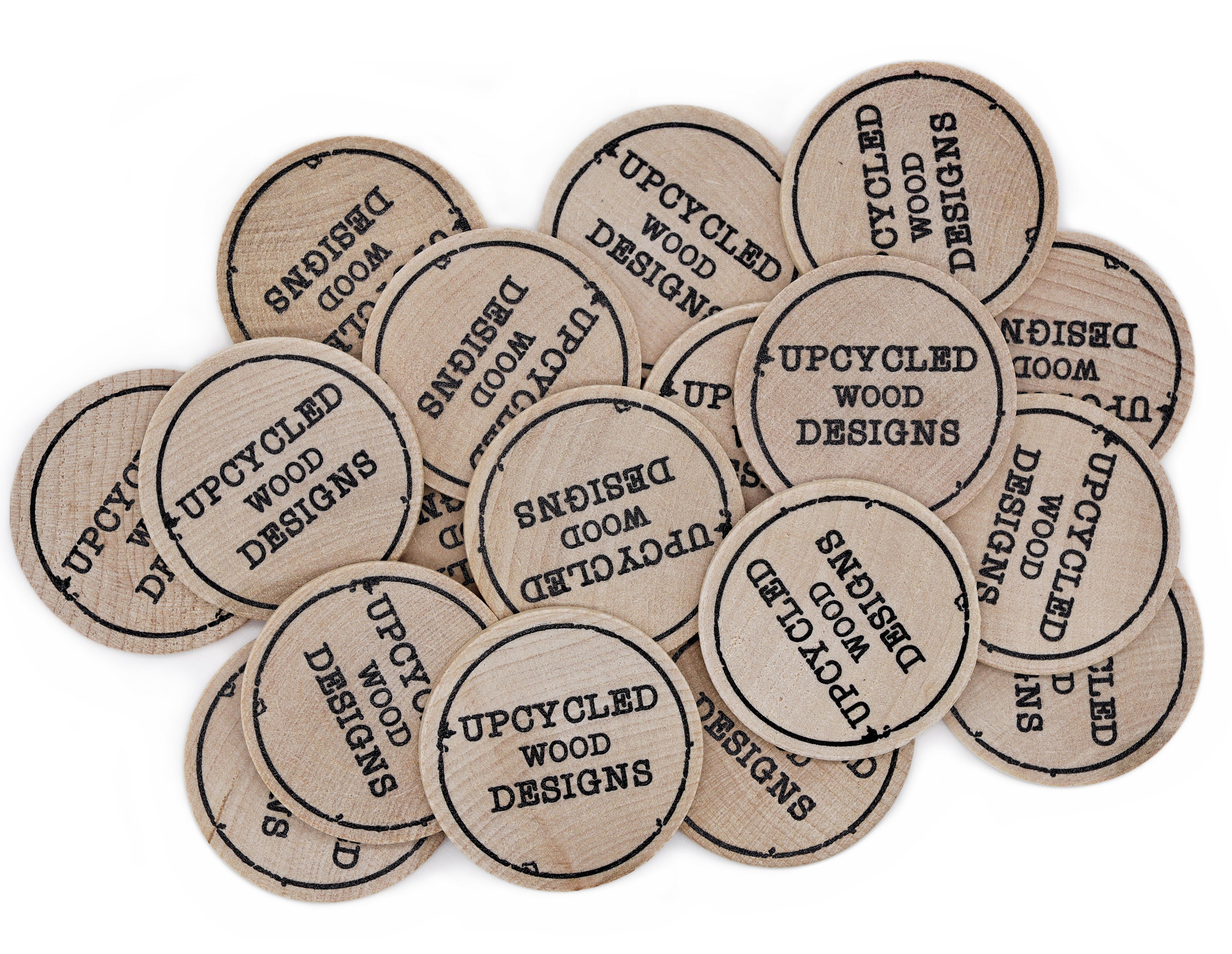 Custom Printed Eco-Friendly Maple Wood Tokens | CombiCraft Australia