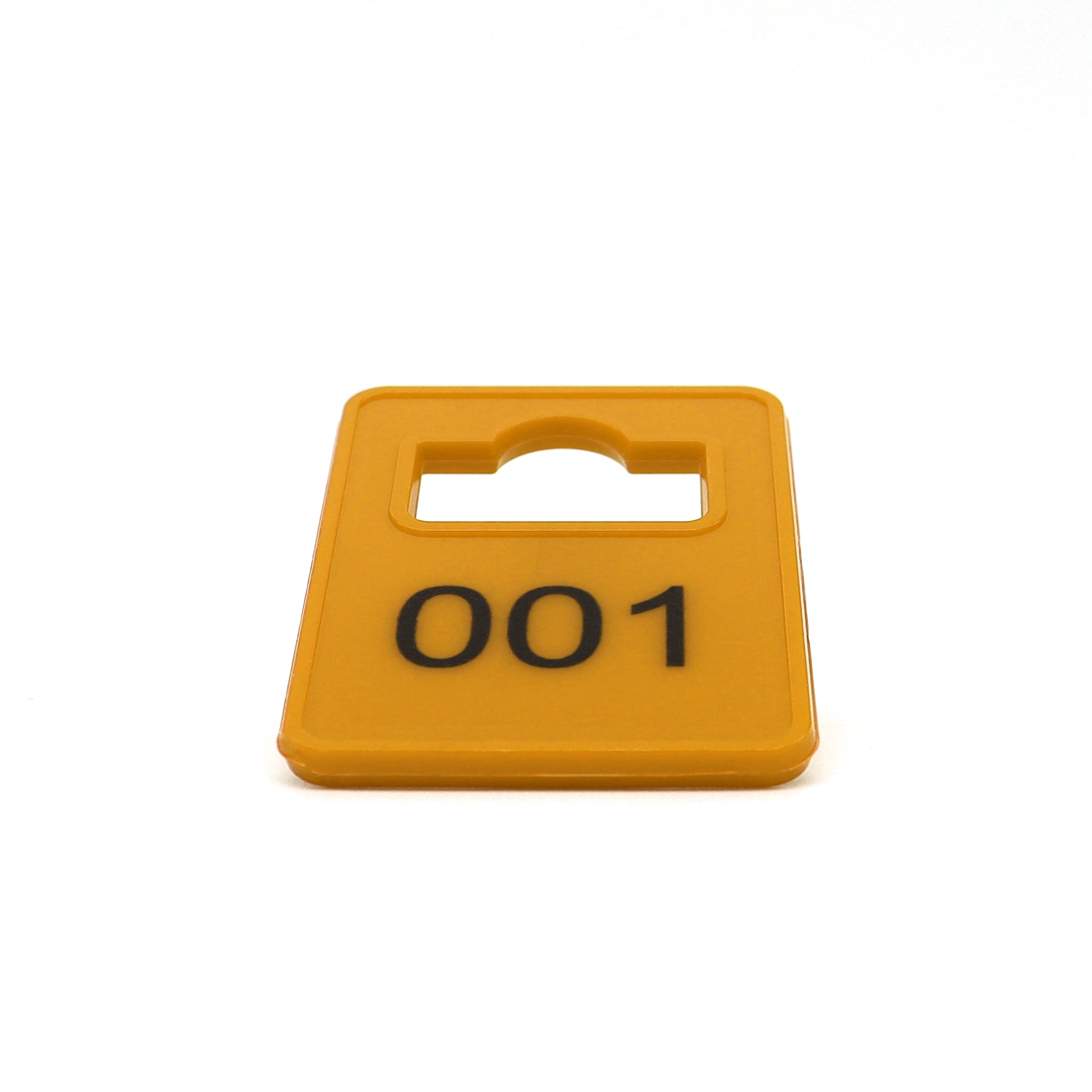Tiffany Cloakroom Tags Yellow | Garderobe Tags | CombiCraft